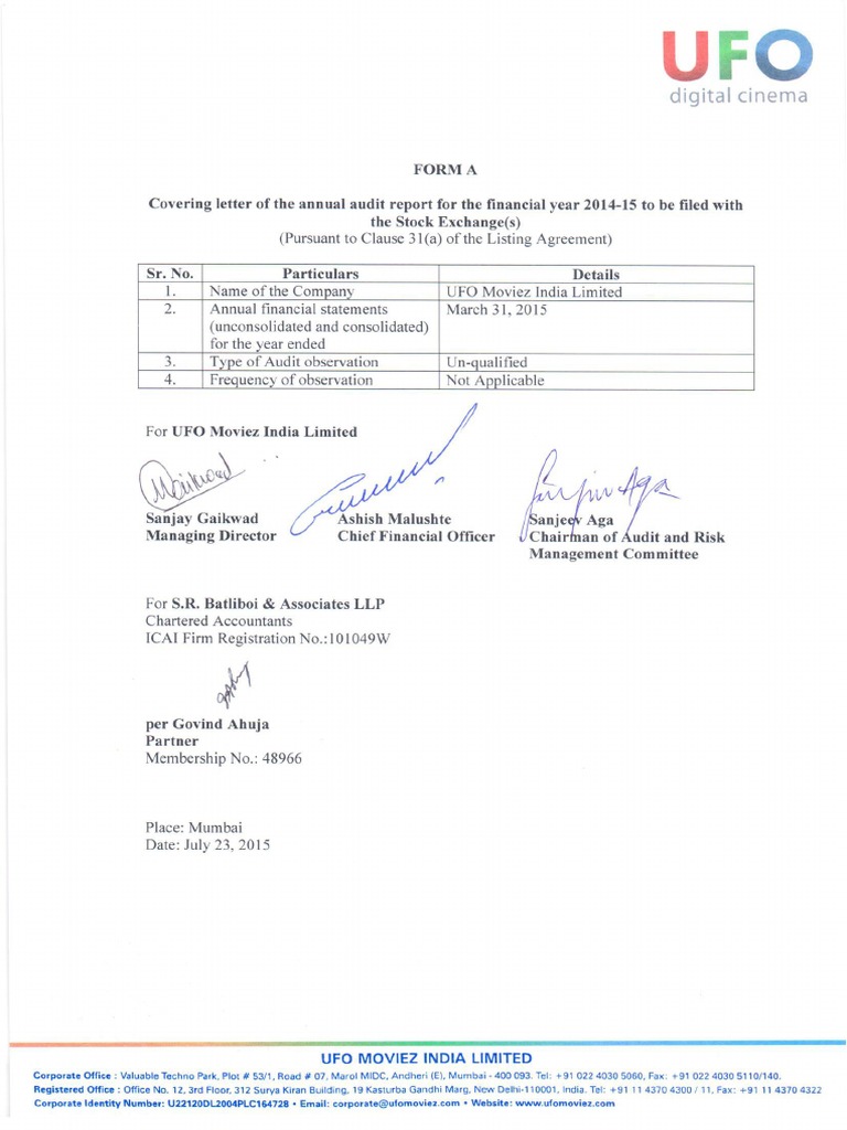 Ufo 2015 | PDF | Employee Stock Option | Stocks