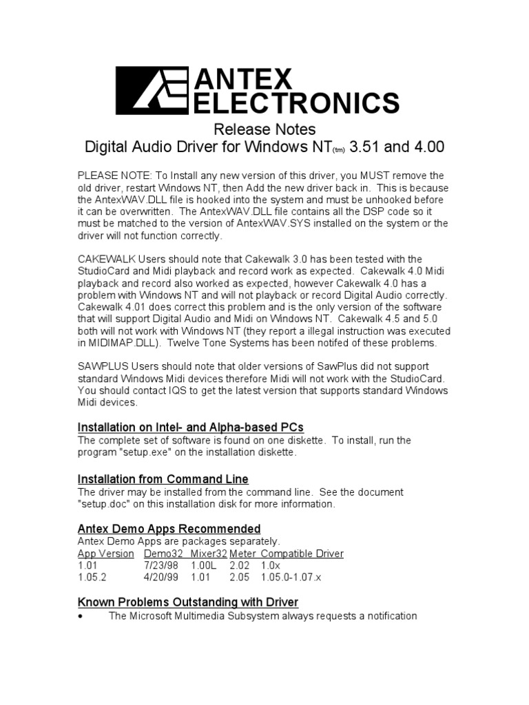 Readme | PDF | Device Driver | Microsoft Windows