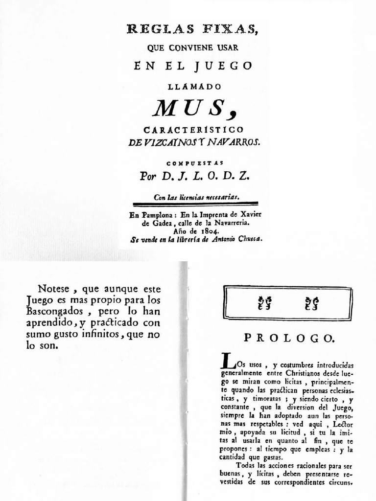 503 Reglas Mus Antiguas PDF | PDF