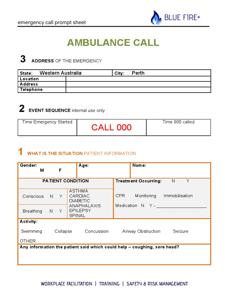 Emergency Call Sheet | PDF