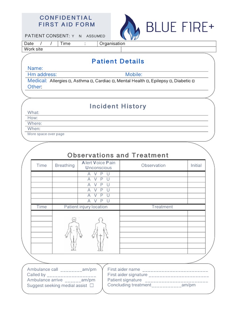 First Aid Report Form | PDF
