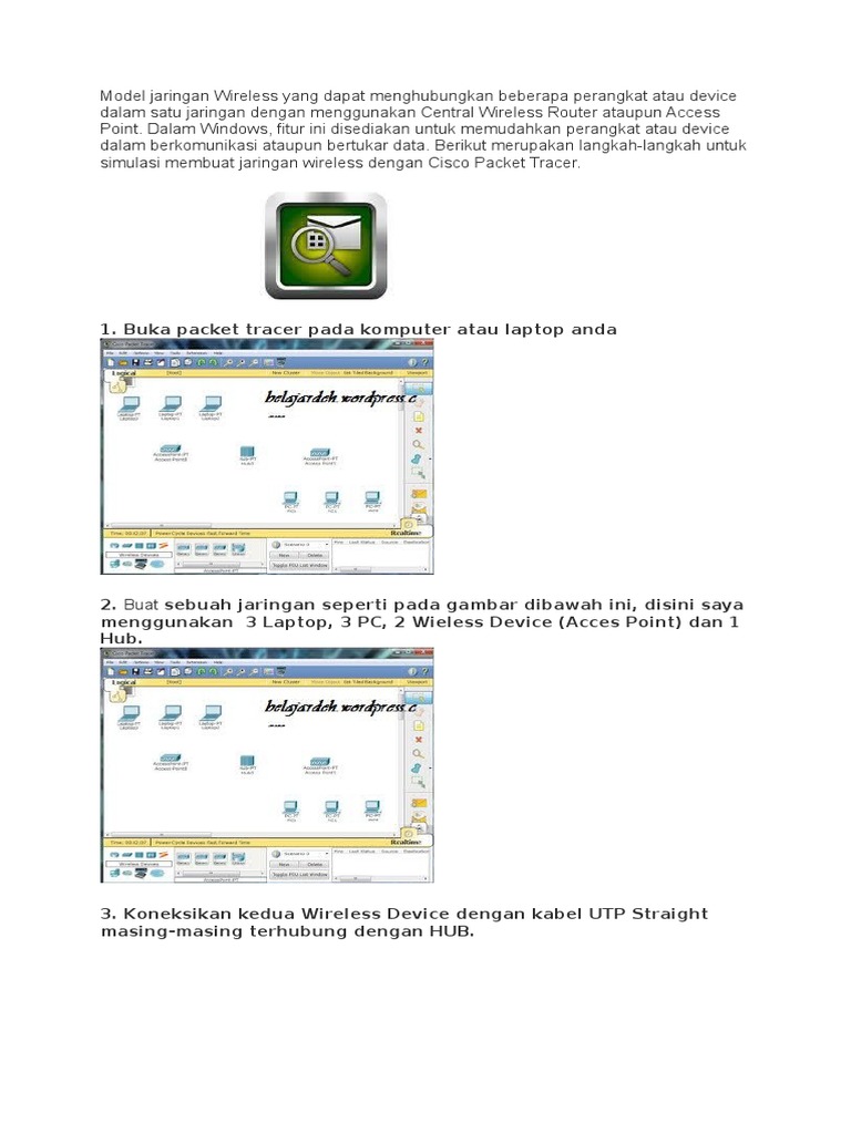 Tutorial Membuat Jaringan Wireless Cisco Packet Tracer Pdf