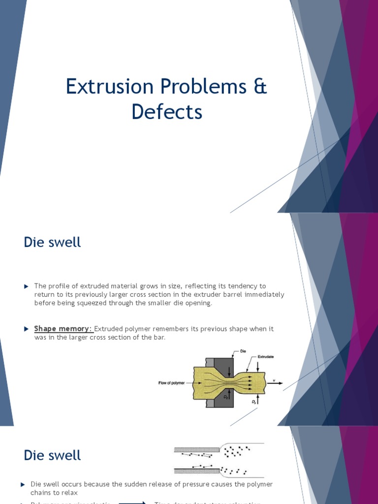DefeDEFECTS IN EXTRUSION in Extrusion Process | Extrusion | Polymers