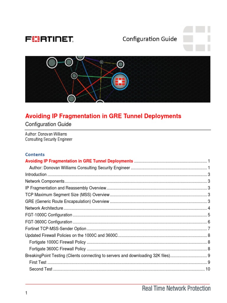 FortiGate TCP MSS Option V2 PDF | PDF | Transmission Control Protocol ...
