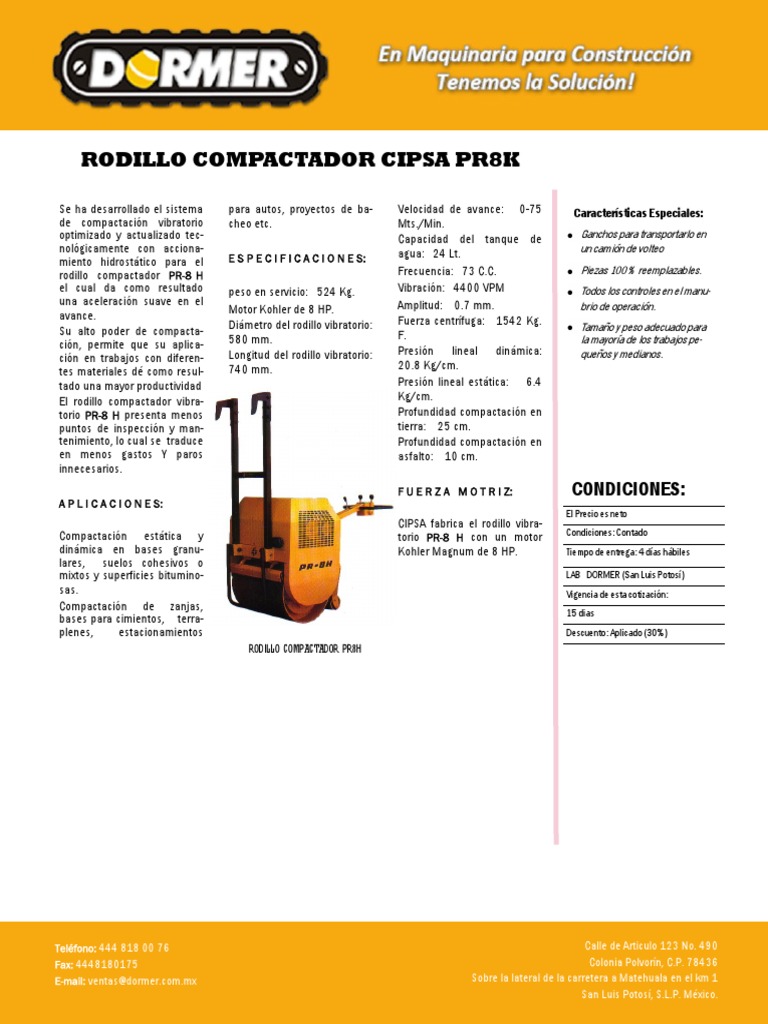 Rodillo pr8h m8 PDF | PDF | Física | Naturaleza