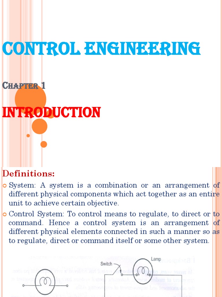 Control Engineering: Hapter | PDF | Control Theory | Control System