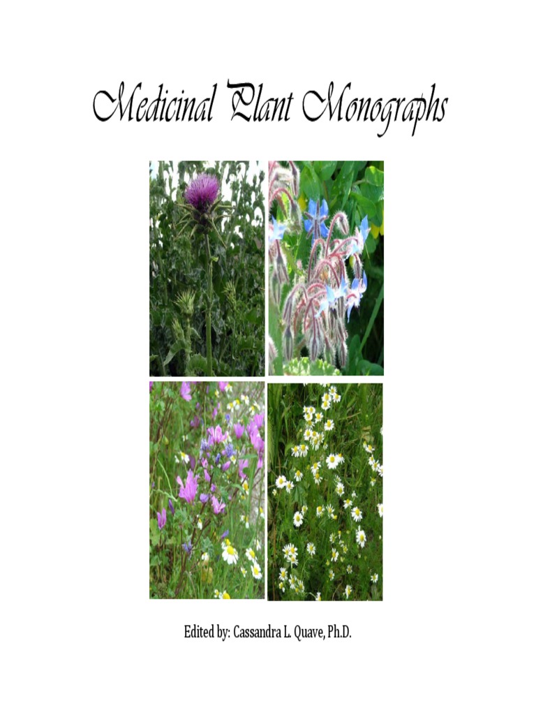 Medicinal Plant Monograph | PDF | Biology | Plants