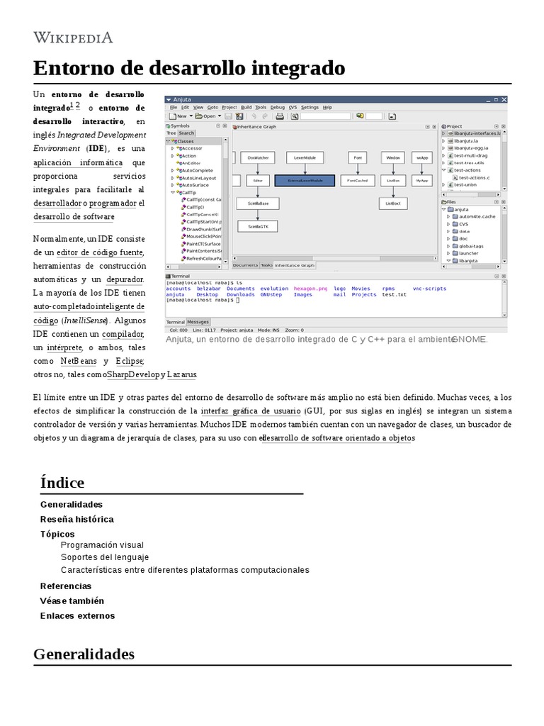 Entorno de Desarrollo Integrado | PDF | Entorno de desarrollo integrado ...