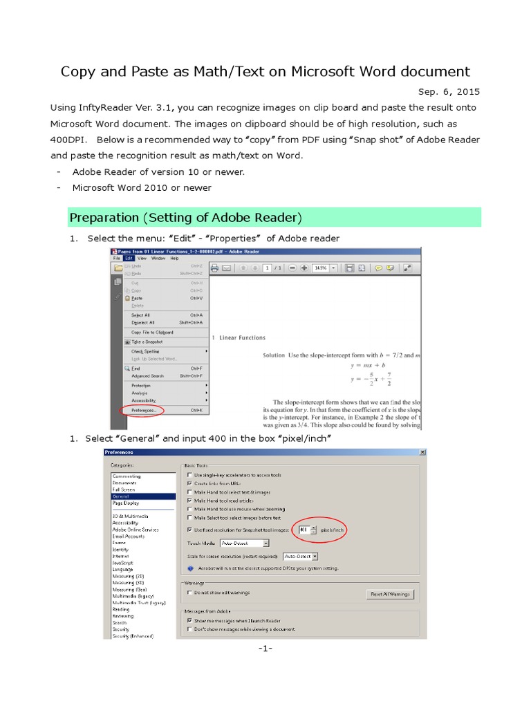 Copy and Paste As Math Text | PDF