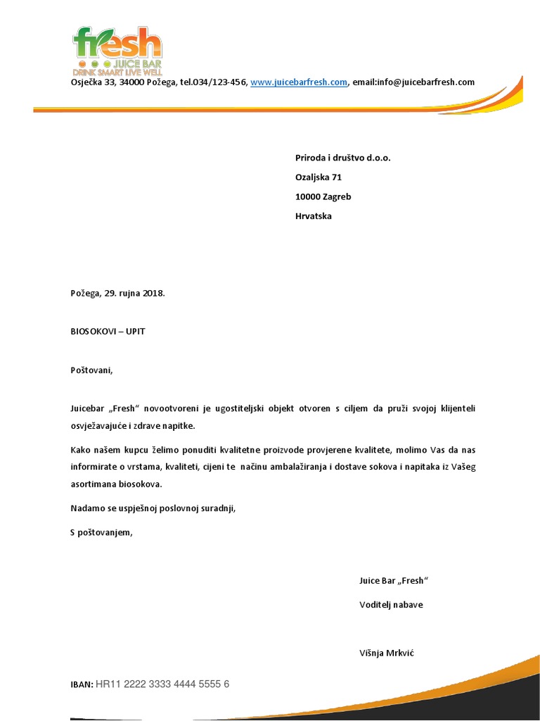 Upit Biosokovi | PDF