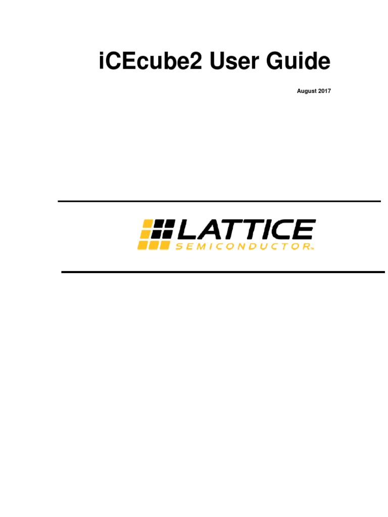iCEcube2 User Guide | PDF | Hardware Description Language | Icon ...