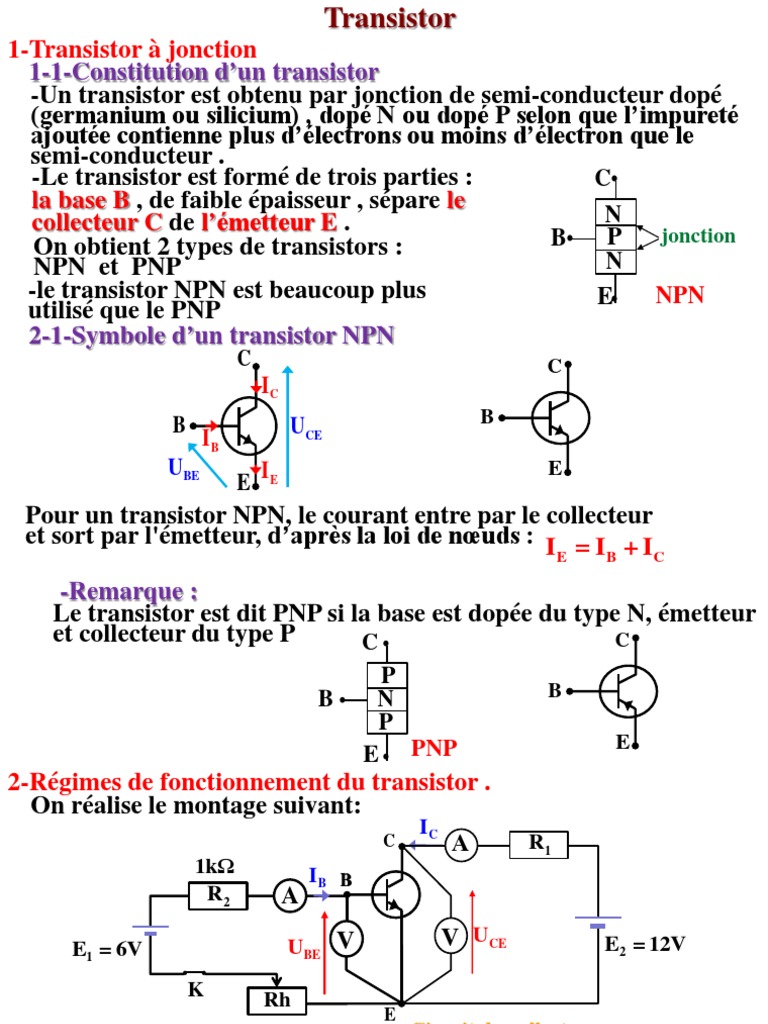 13 Transistor | PDF | Transistor | Amplificateur électronique