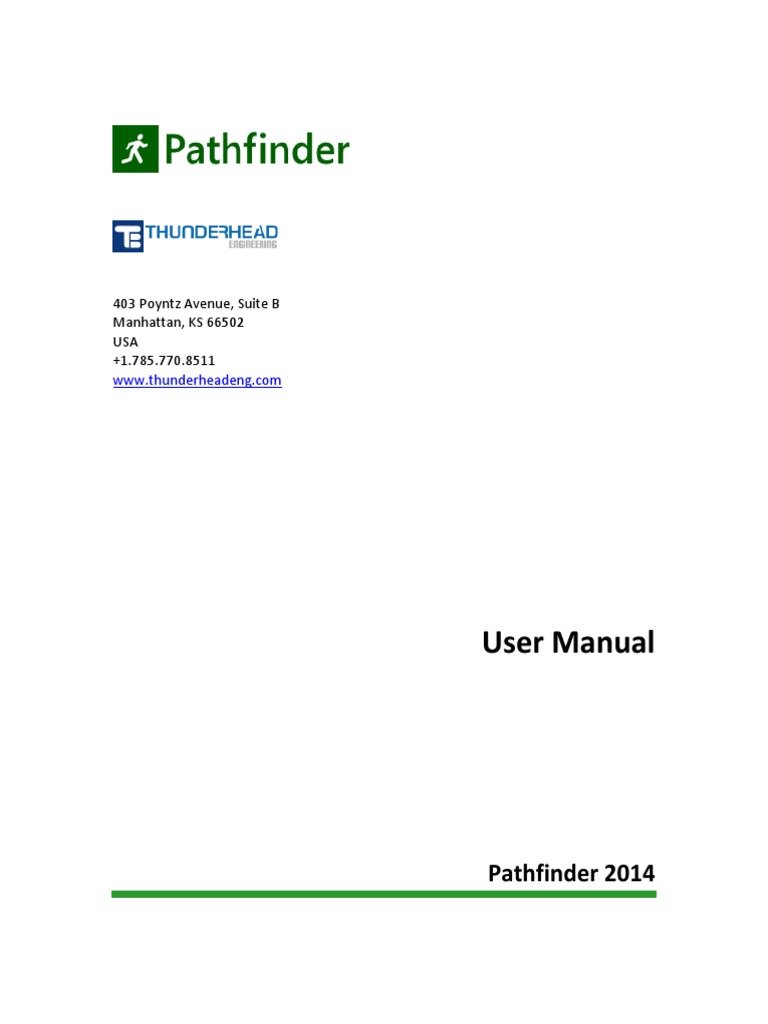 User Manual: Pathfinder 2014 | PDF | 3 D Computer Graphics | 3 D Modeling