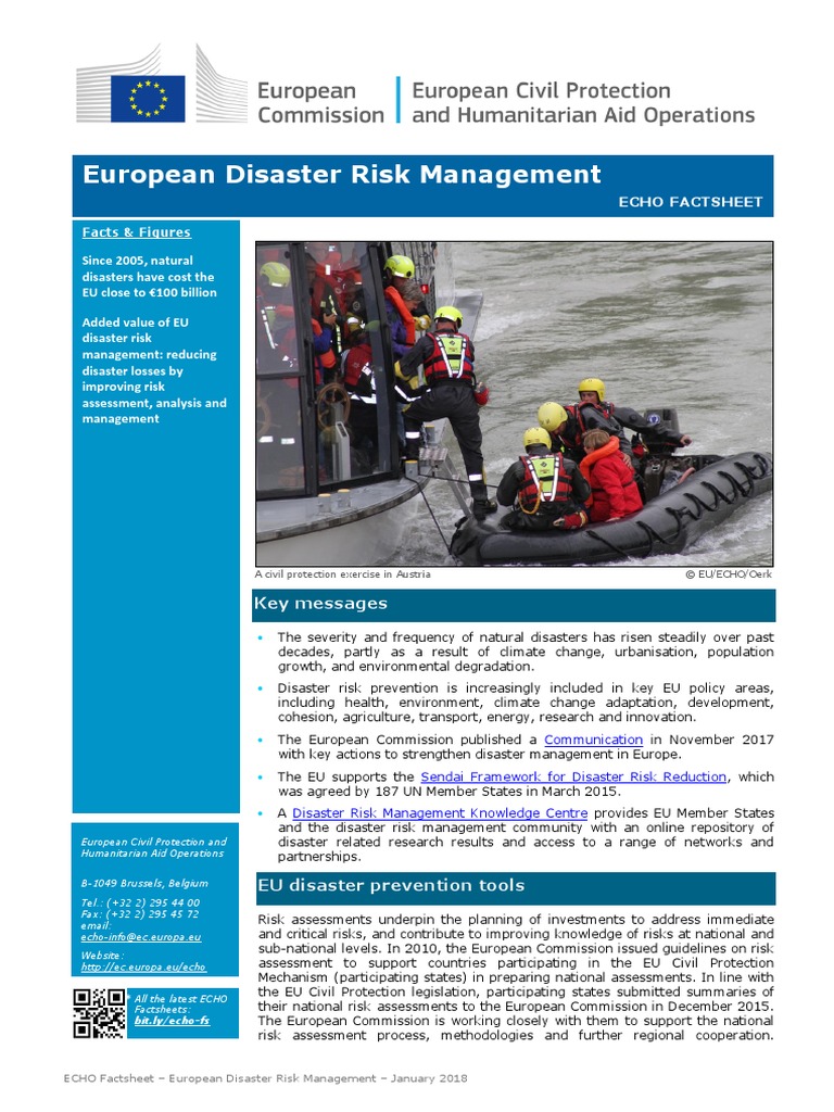 Disaster Risk Management en PDF | PDF | Risk Management | Emergency ...