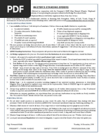 Master Standing Order For Ship's Captain | PDF | Ships | Shipping