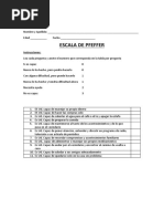 Cuestionario Pfeiffer PDF | PDF