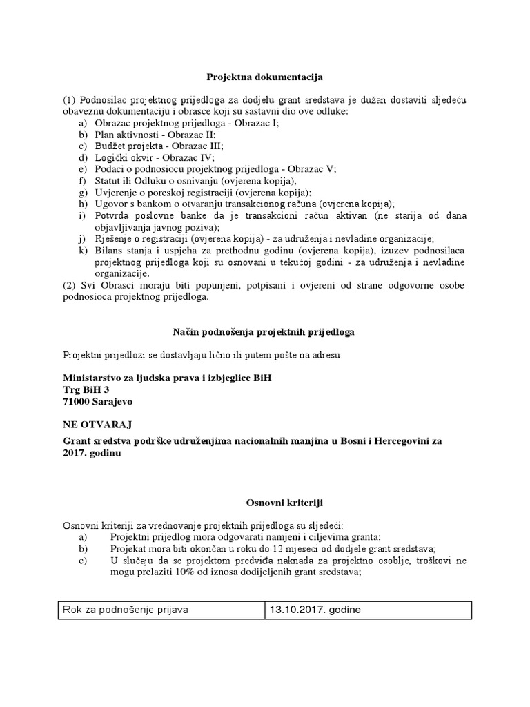 Projektna Dokumentacija | PDF