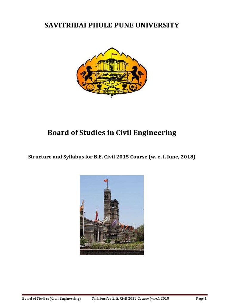 BE Civil 2015 Course | PDF | Road Surface | Asphalt