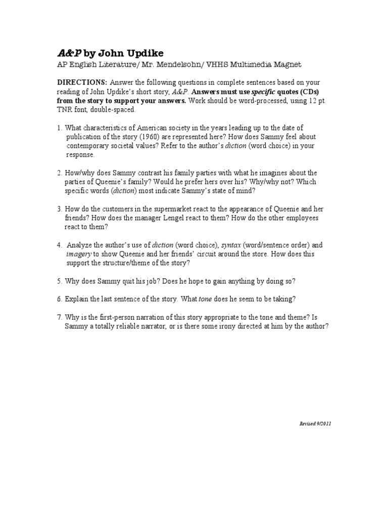 A&P Questions PDF | PDF