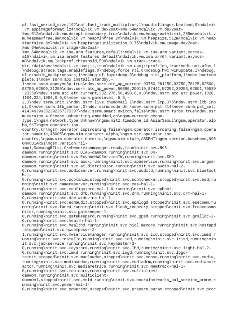 Android Device Configuration Settings | PDF | Computer Architecture | Computing