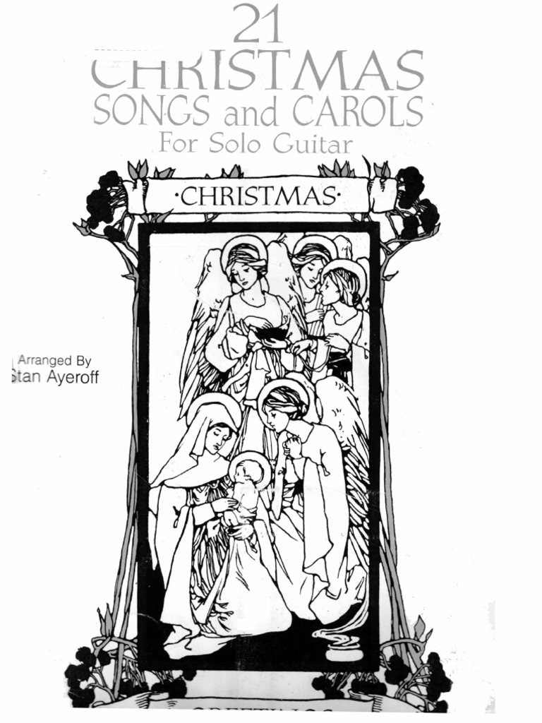 21 Christmas Songs and Carols For Solo Guitar - Stan Ayeroff PDF | PDF ...