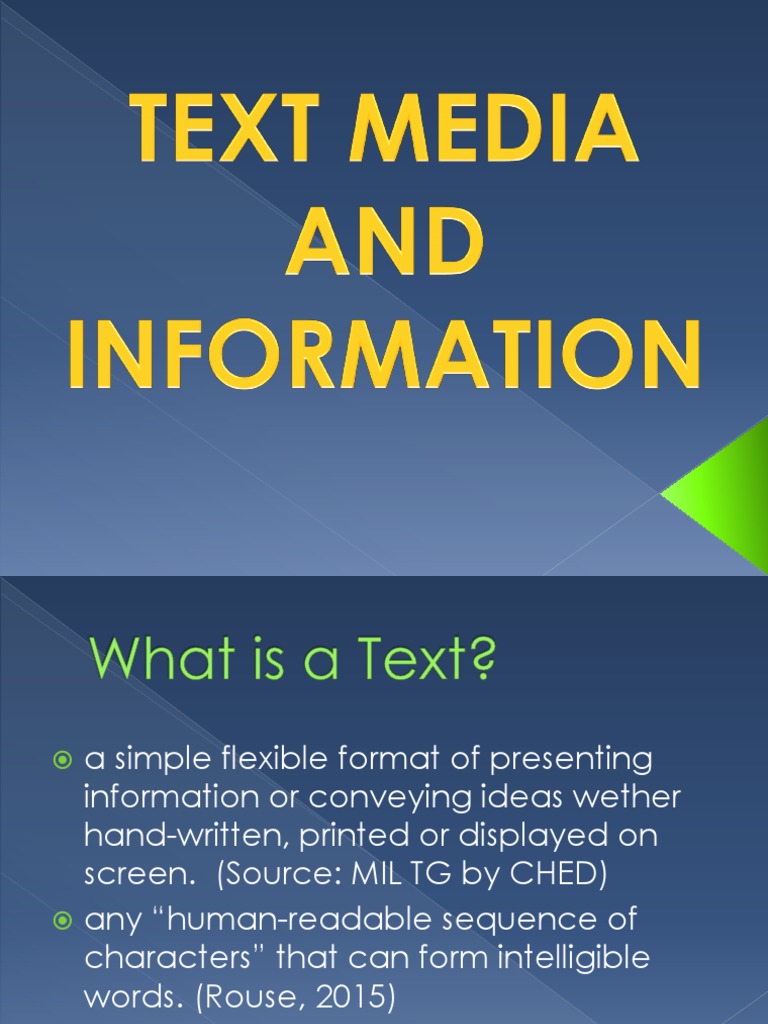 Text Media and Information | PDF | Typefaces | Serif