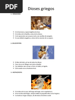 Sopa de Letras Dioses Griegos | PDF