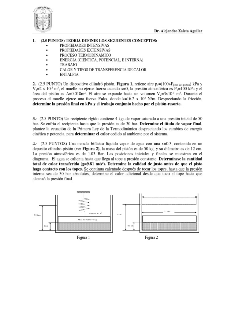 Repaso de Termodin Mica 1a Parte | PDF | Presión | Calor