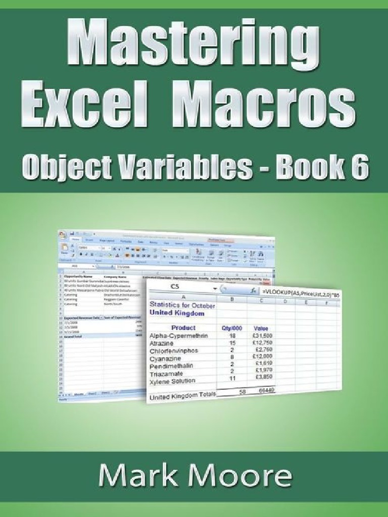 Mastering Excel Macros - Object - Mark Moore PDF | PDF | Microsoft ...