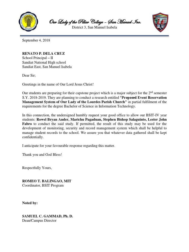 Capstone Letter Proposal | PDF