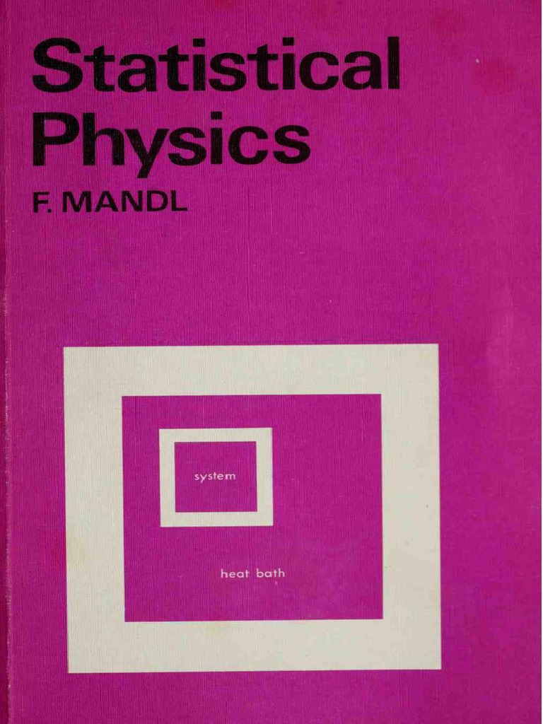 Statistical Physics-F. Mandl PDF | PDF