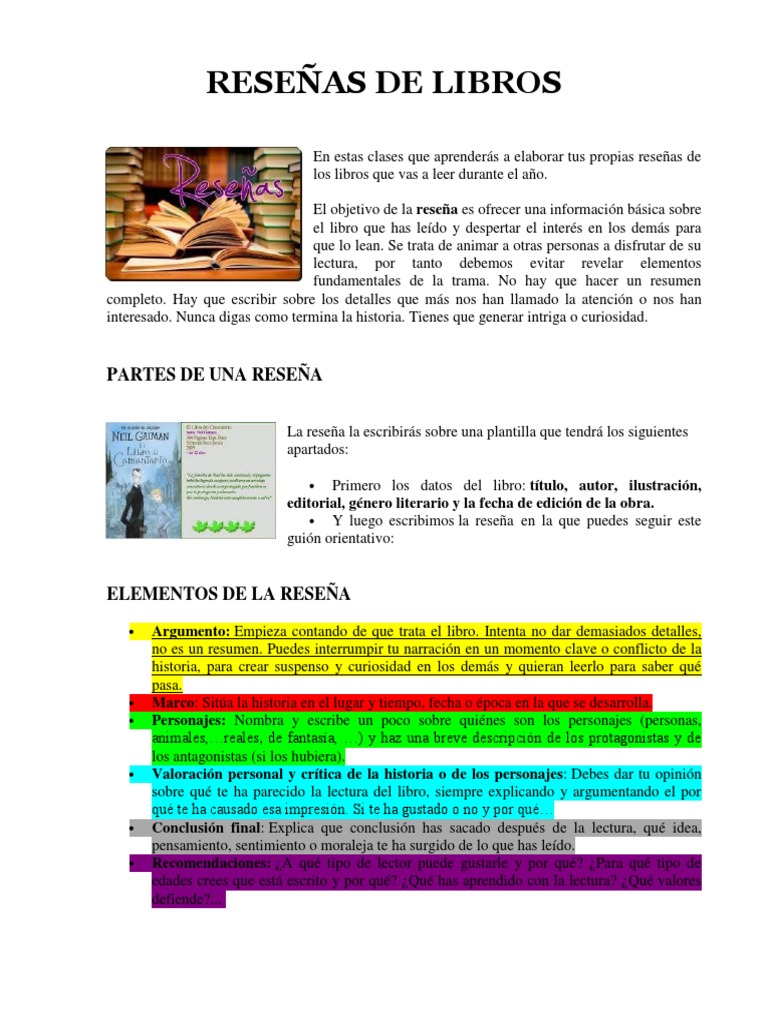 Reseñas de Libros | PDF | Libros | Lectura (proceso)