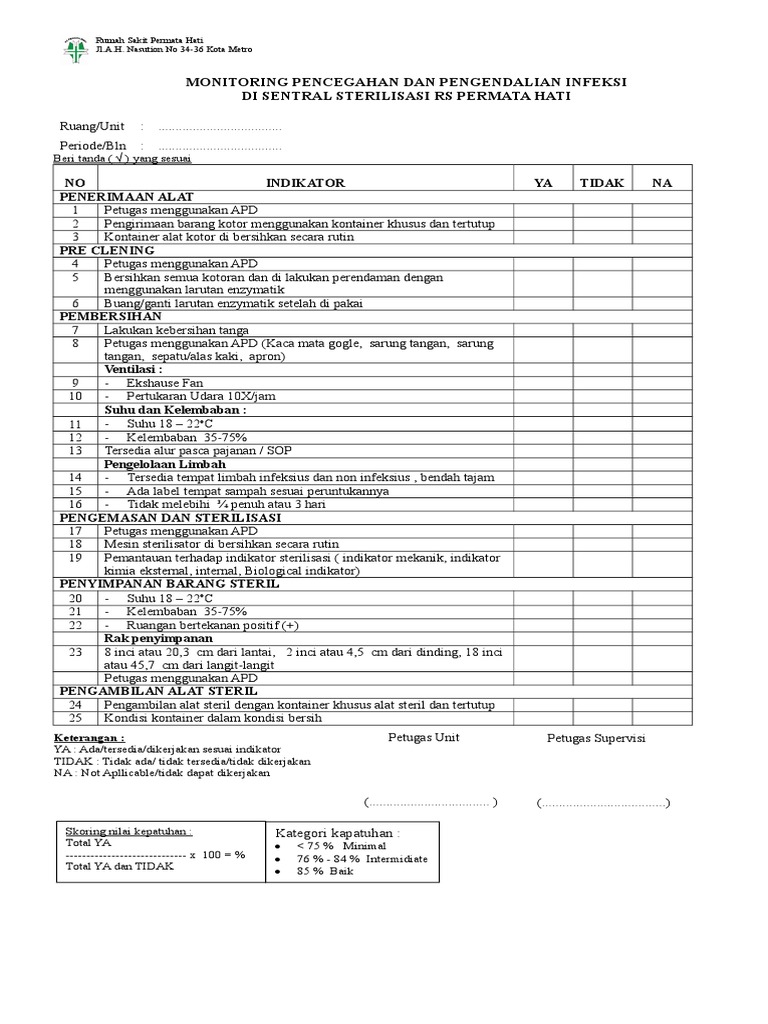 Format Monitoring Ppi CSSD 2016 | PDF