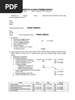 Contoh Format Berita Acara Penyelesaian Pekerjaan (Bapp) | PDF