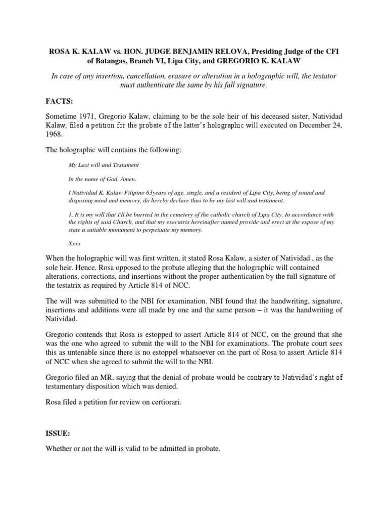 In Case of Any Insertion, Cancellation, Erasure or Alteration in A ...