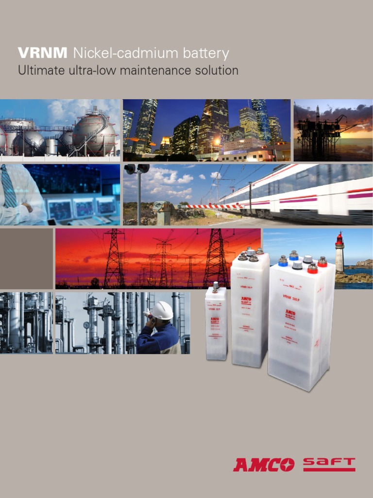 Ni CD Bateries From SAFT | PDF | Rechargeable Battery | Electricity