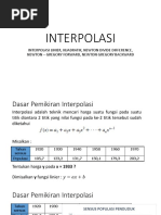 Rumus Interpolasi | PDF | Komputer