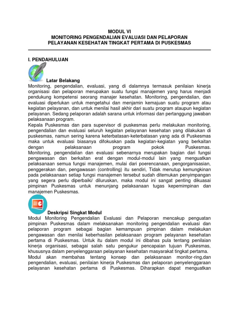 Modul Monitoring | PDF