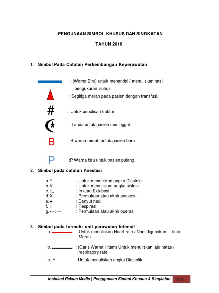 Buku Simbol & Singkatan Revisi 28-02-17 | PDF