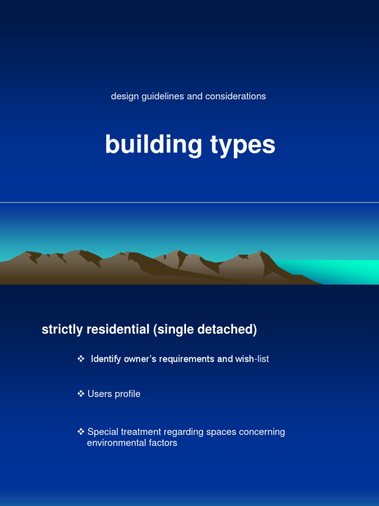 Building Types: Design Guidelines and Considerations | PDF | Libraries ...