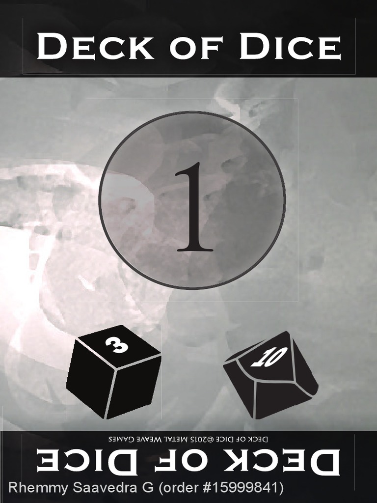 Deck of Dice D20 | PDF