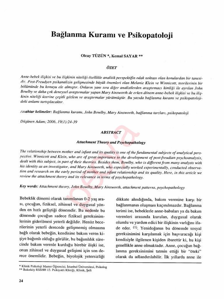 Baglanma Kuramı PDF | PDF