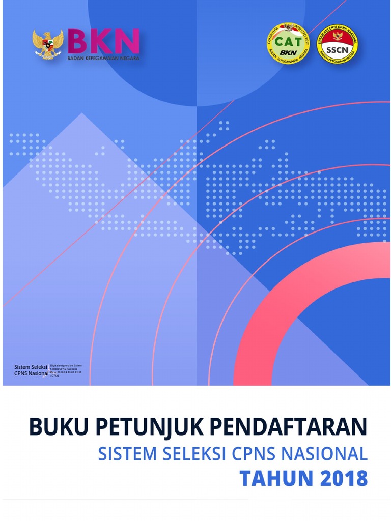 BUKU PETUNJUK PENDAFTARAN SSCN 2018 Signed PDF | PDF