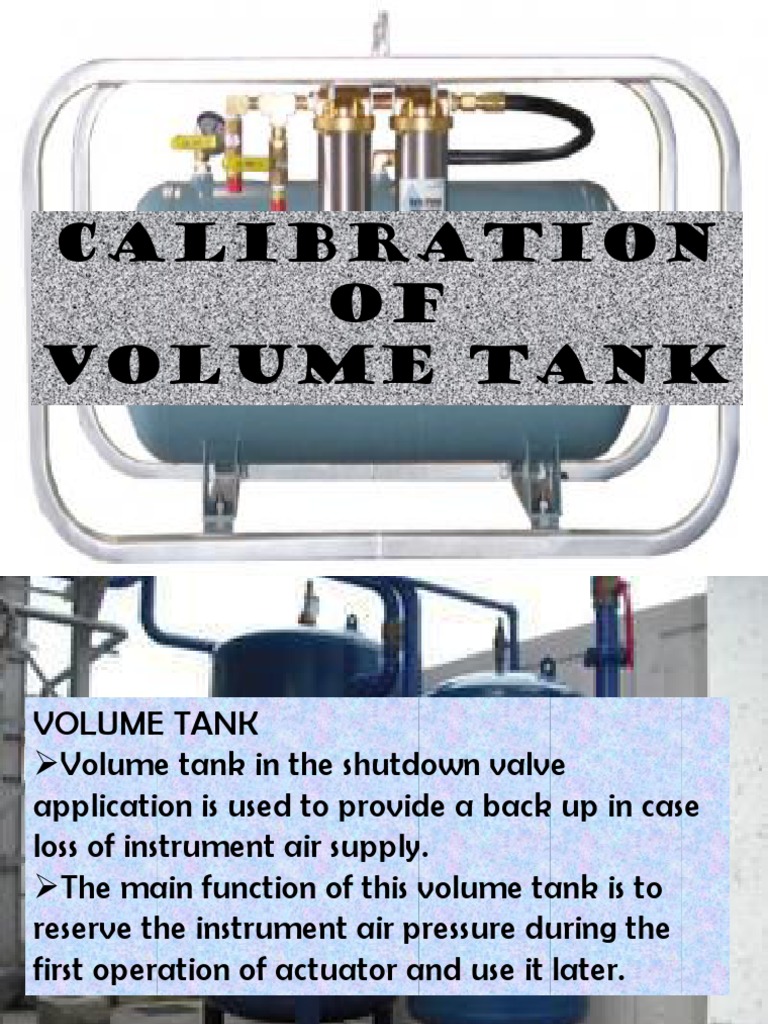 Calibration OF Volume Tank | PDF | Calibration | Valve