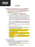 Intervalos Reales | PDF | Intervalo (Matemáticas) | Estructuras matemáticas