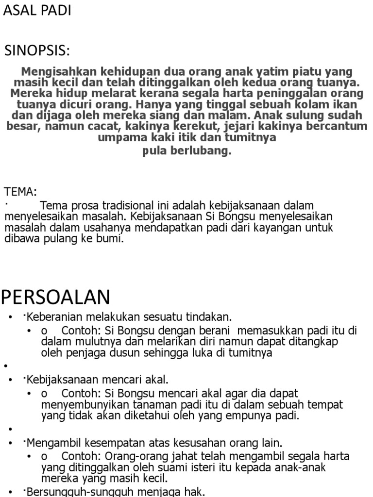 Asal Padi | PDF