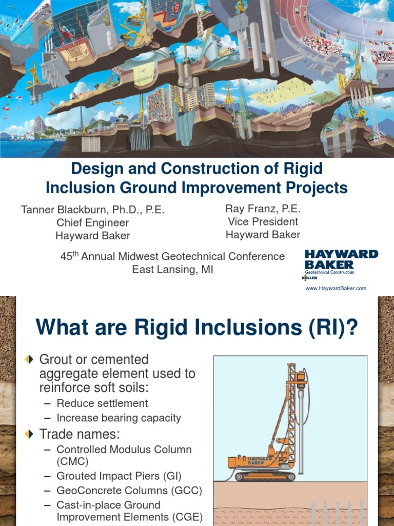 Rigid Inclusion Ground Improvement Design | PDF | Geotechnical ...