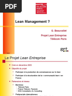 Cours sur le Lean Management | PDF | Six Sigma | Lean (production)