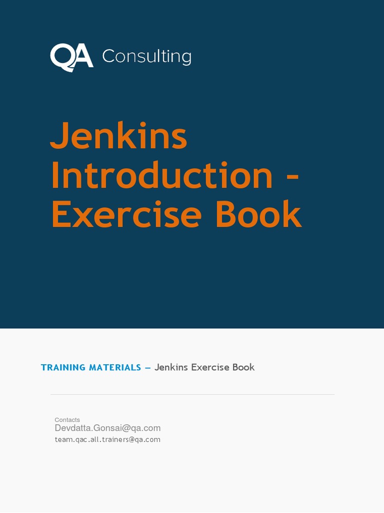 Jenkins Foundations Exercises | PDF | Information Technology Management ...