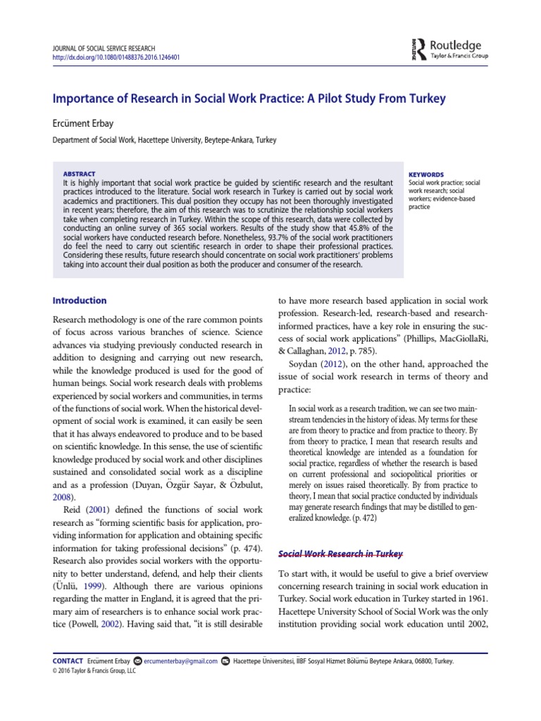 Importance of Research in Social Work Pr-pages-Deleted | PDF | Evidence ...